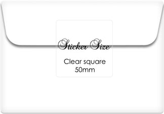 Clear custom Stickers – Little Sticker Co